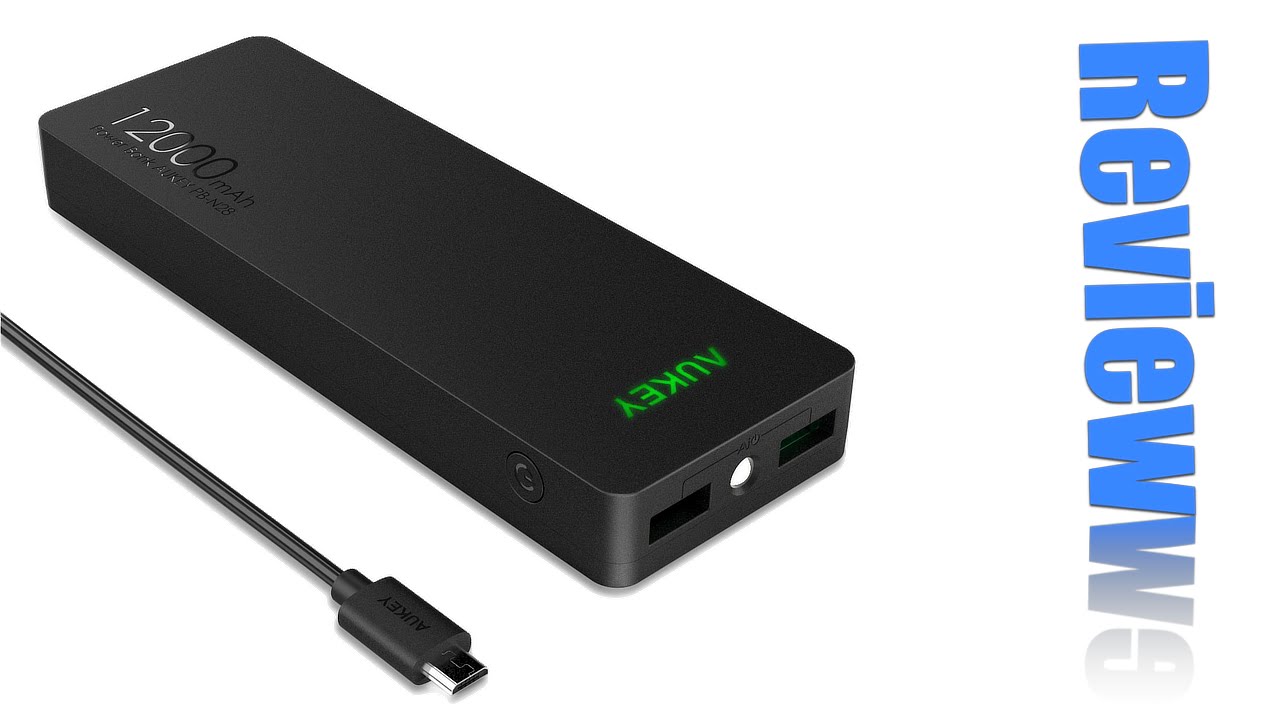 Aukey 12000mAh Portable External Battery: Review - YouTube