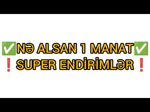 NƏ ALSAN 1 MANAT!! 7Lİ ALİMİNİUM QAZAN GƏLDİ TƏLƏSİN!! MANATOLİYADA ENDİRİMLƏR BİTMƏK BİLMİR!