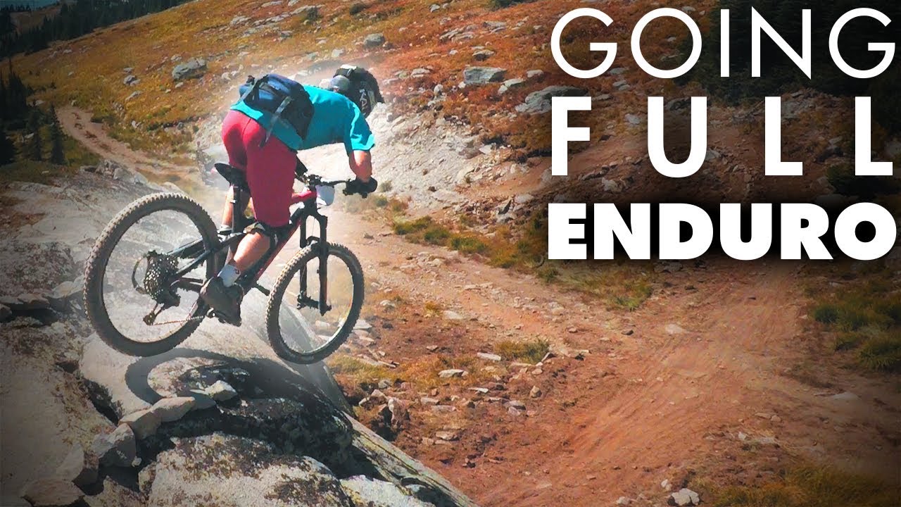 SMASHING BIKES WITH ROCKS | Racing the Enduro at Big White Bike Park ...
