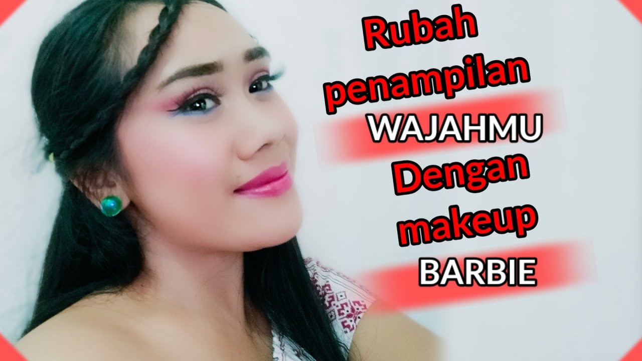 Tutorial makeup barbie simple - YouTube