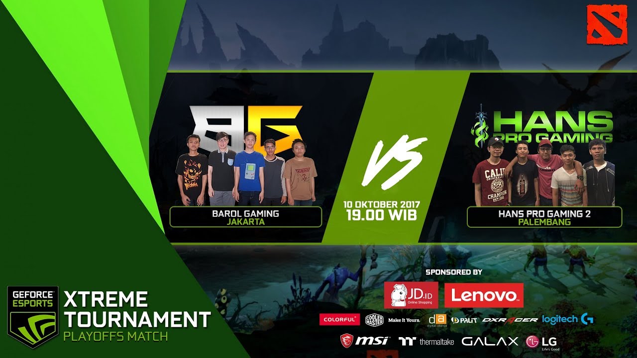 GEXT Dota 2 Series PlayOff: Barol Gaming (Jakarta) vs Hans Pro Gaming 2 ...