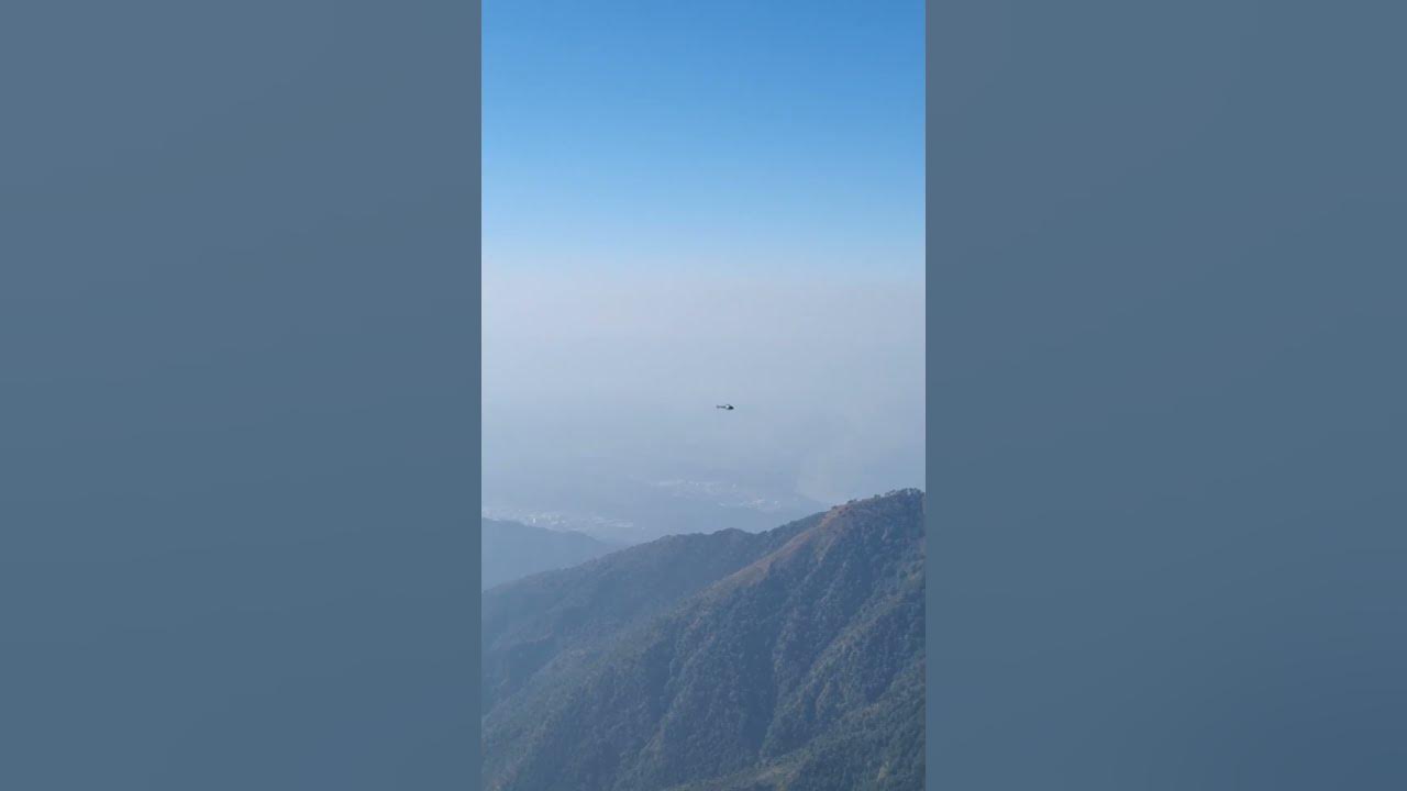 “Helicopter Ride Above the Clouds! 🚁 Captured from the peak of George ...