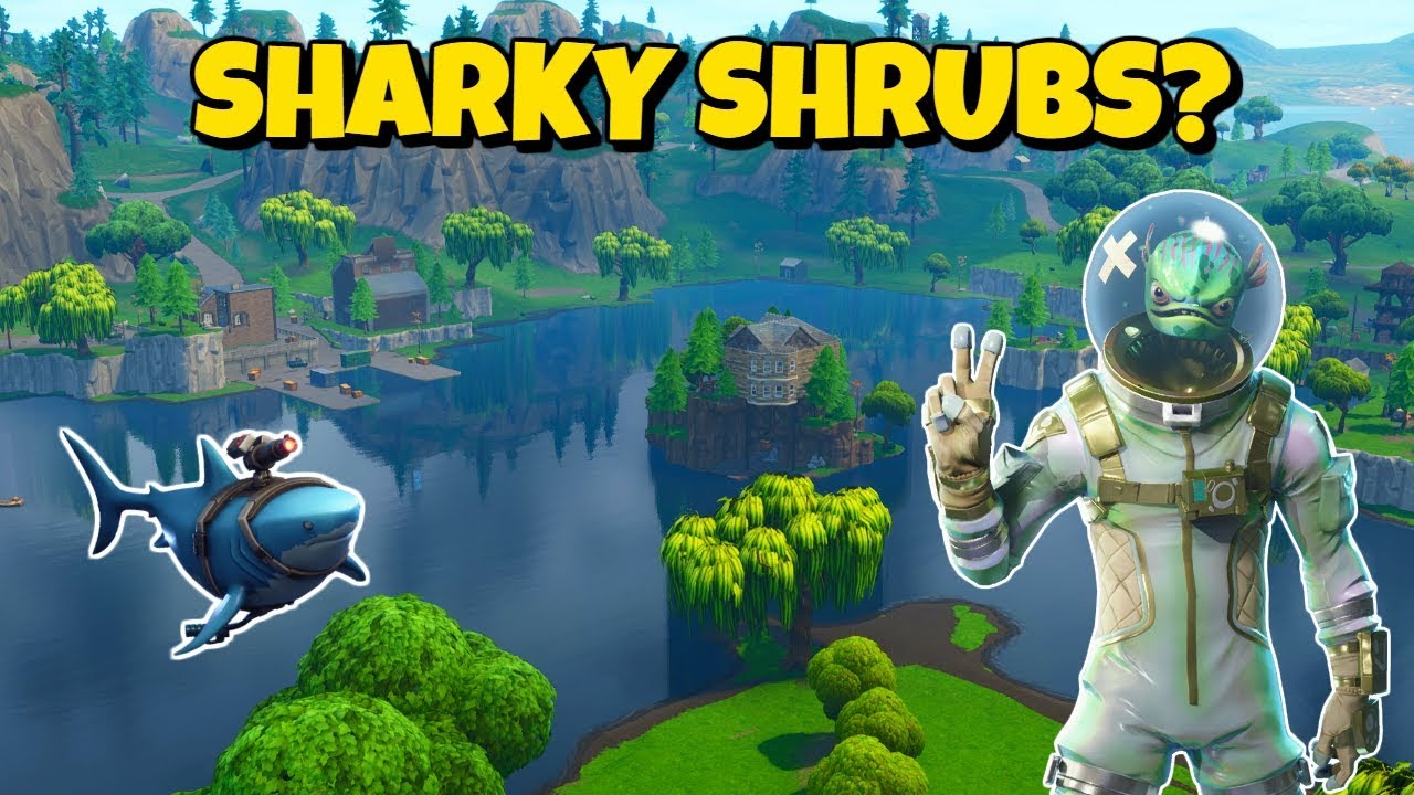 Season 8 SHARKY SHRUBS? Location in Fortnite - YouTube
