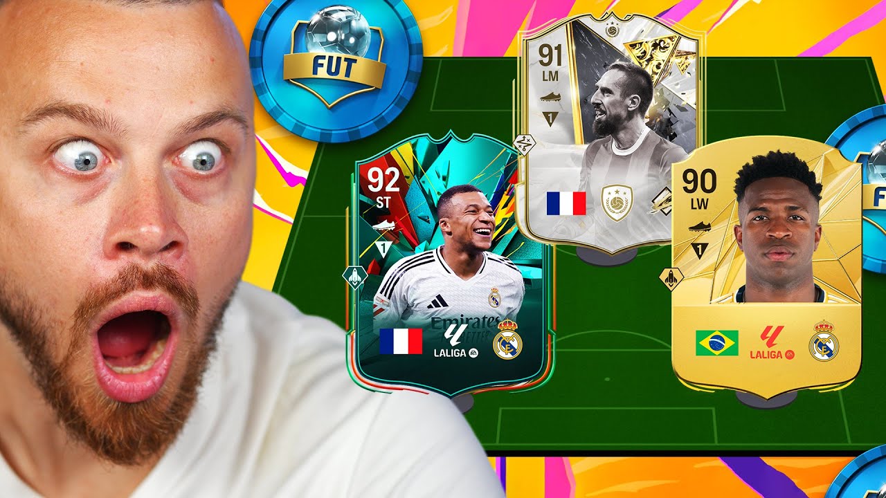 БРУТАЛНА Атака с TOTAL RUSH Mbappe, VINI Jr и Икона Ribery в Драфт ...