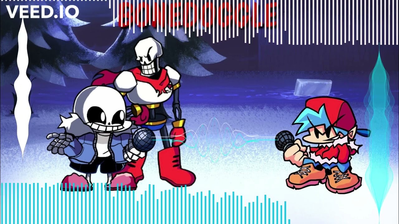 FNF Indie Cross Vs Sans & Papyrus - Bonedoggle (cover) - YouTube