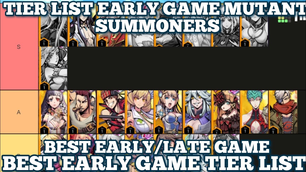 Tier List Early Game Mutant Summoners 2025 ! Tips Terbaru Mutant Summoners - YouTube