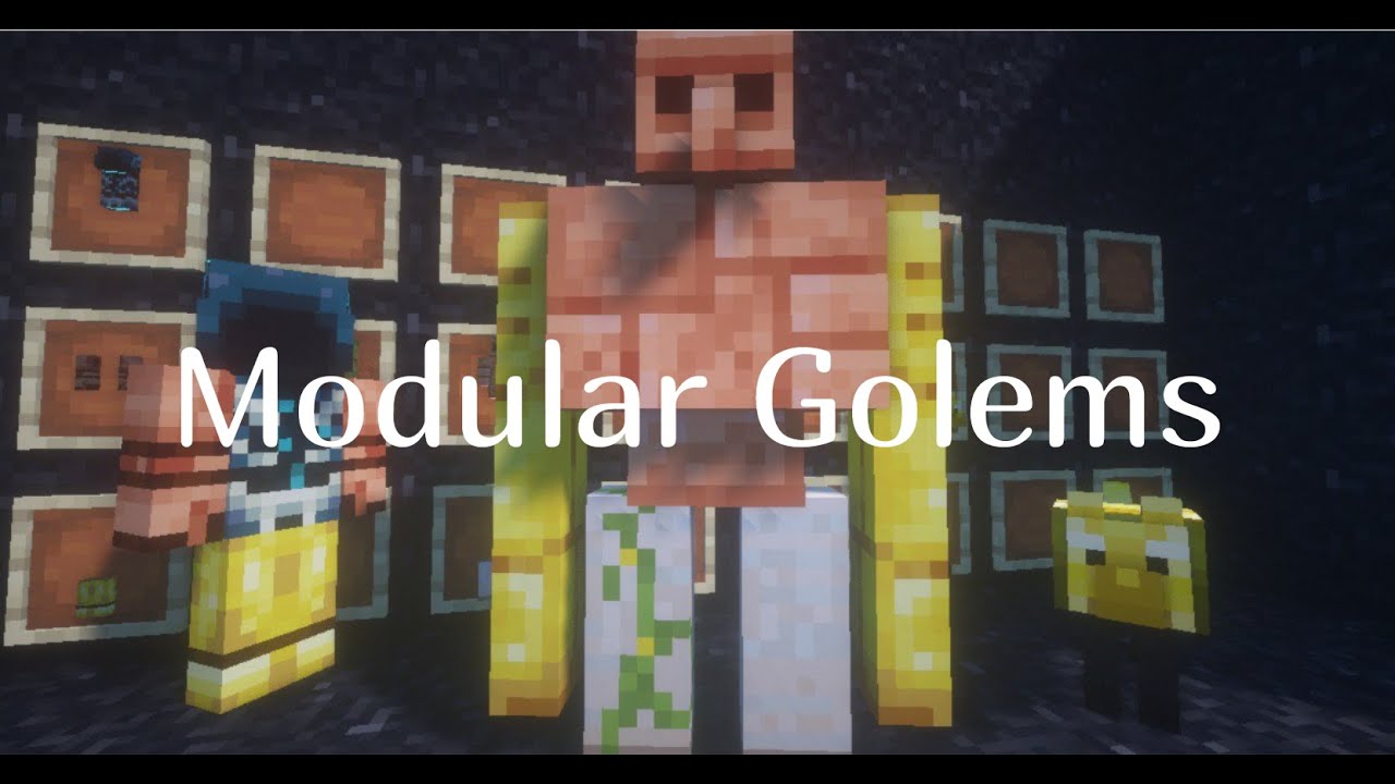 Modular Golems mod in Minecraft - YouTube