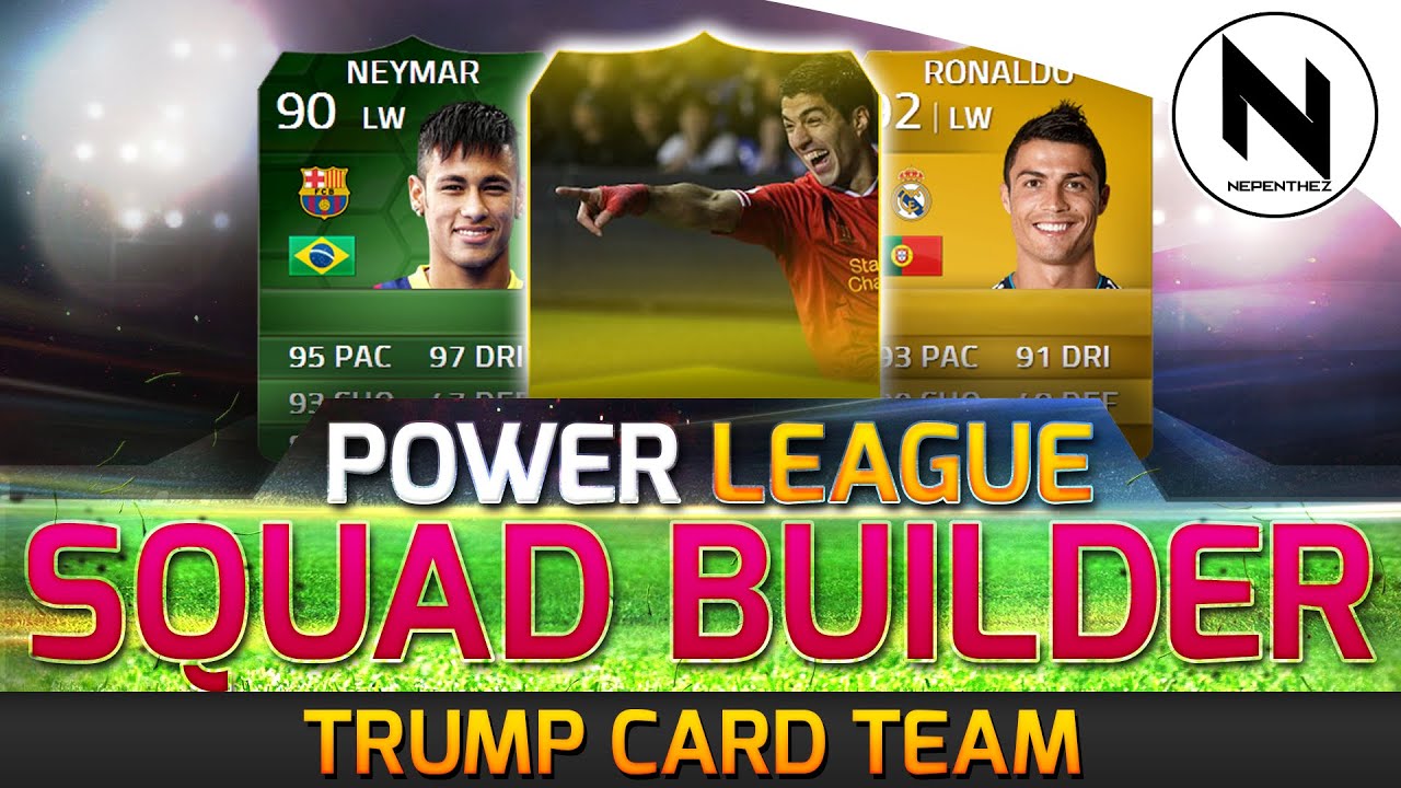 TRUMP CARD TEAM! - FIFA Power League Squad Builder 3! - YouTube