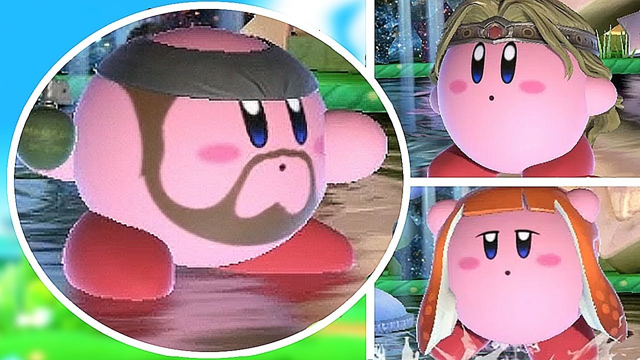 Super Smash Bros Ultimate All Kirby Hats and Kirby New Copy Abilities ...