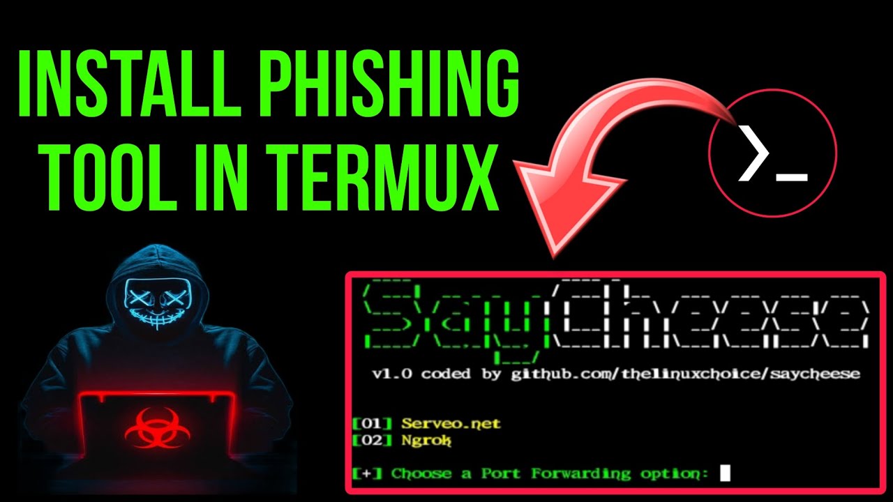 How To Install Phishing Tool in Termux | Saycheese - YouTube
