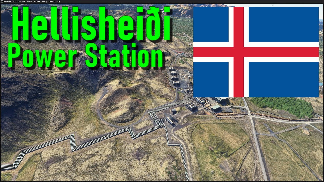Microsoft Flight Simulator Hellisheiði Power Station [iceland] - YouTube