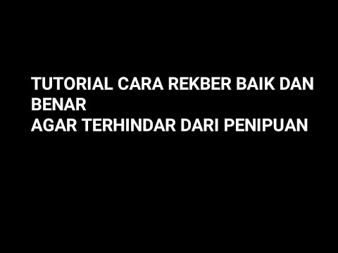 tutorial cara rekber naik dan benar - YouTube