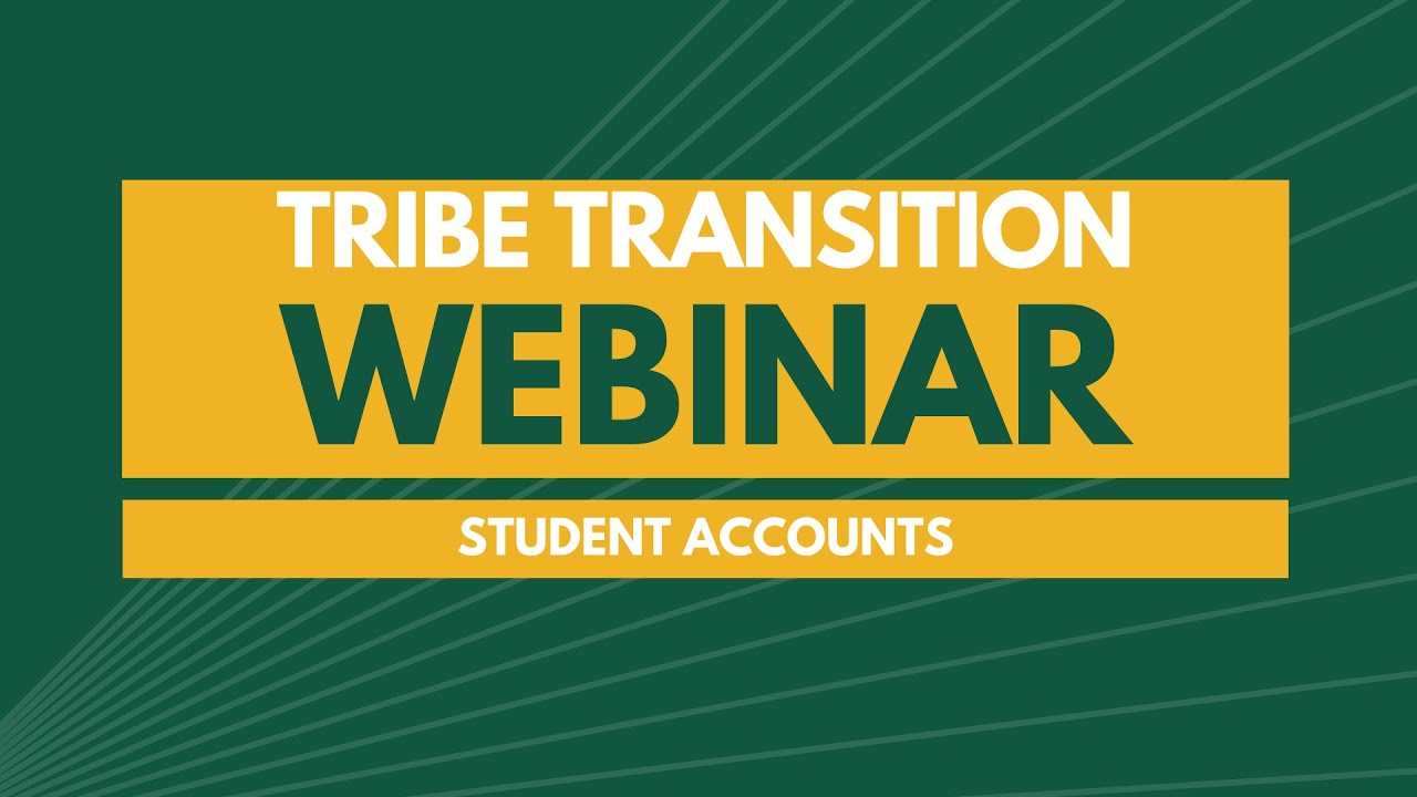 Tribe Transition: Student Accounts - YouTube