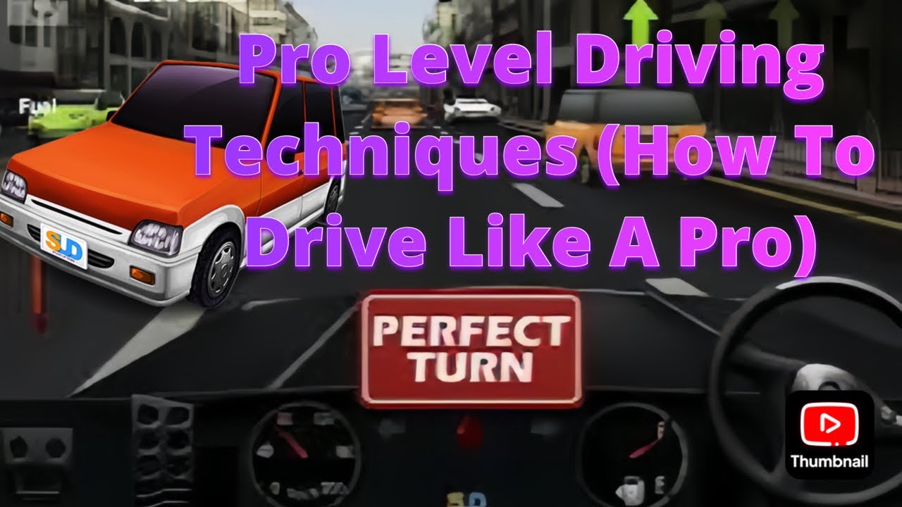 Pro Level Driving Techniques (How To Drive Like A Pro) - YouTube