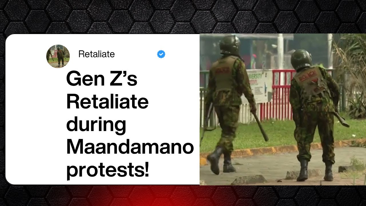 Kenyans Retaliate during Maandamano protest on June 25th 2025! 😂 - YouTube
