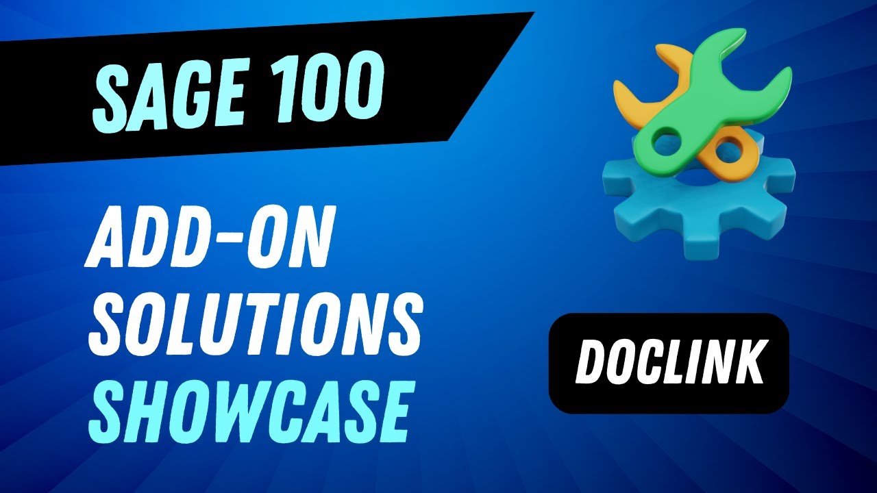 Sage 100 Add On Showcase DocLink - YouTube