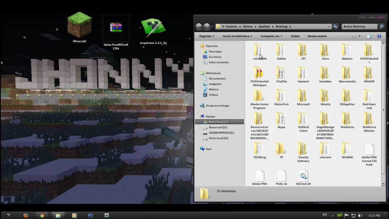 Instalar TexturePacks y Utilizar MC Patcher version 1.2.4 & 1.2.5 - YouTube