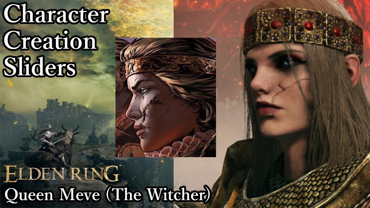 ELDEN RING Character Creation - Queen Meve (The Witcher) - YouTube