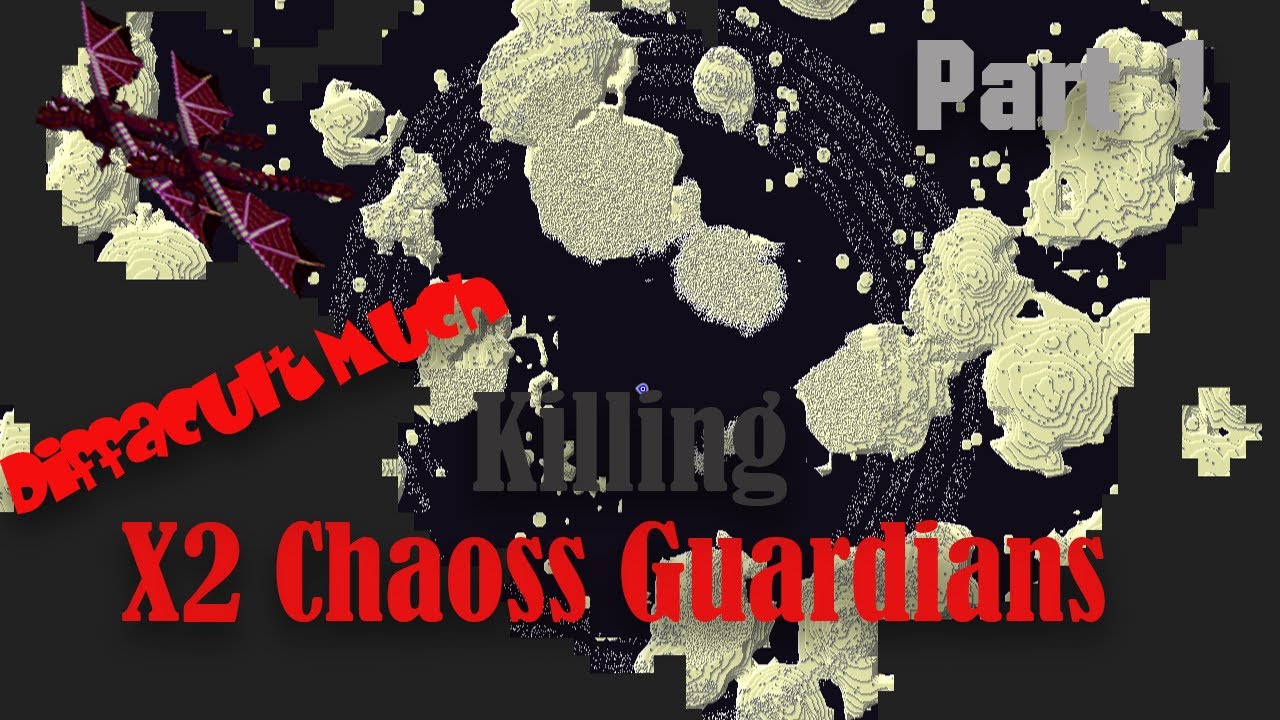 Killing X2 Chaos Guardians In Modded Minecraft - YouTube