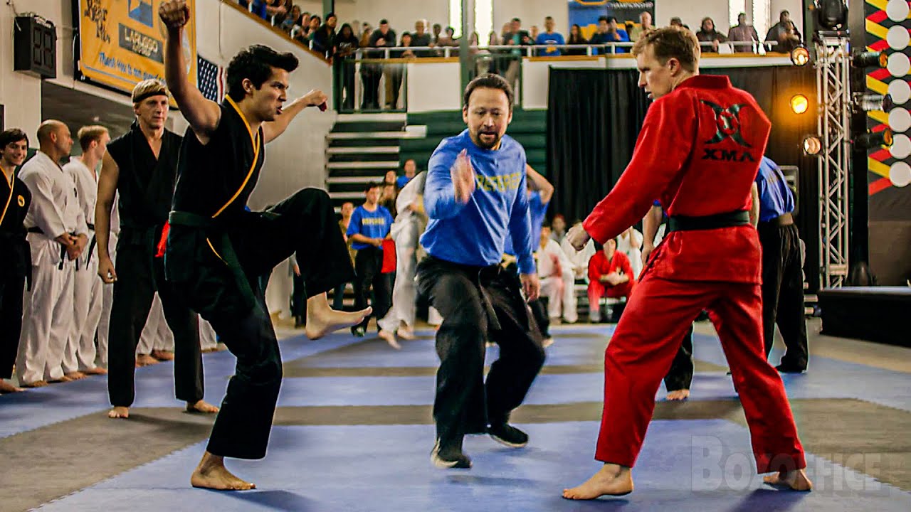 Karate Championship's First fights | Cobra Kai | CLIP - YouTube