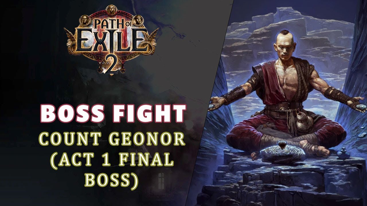 Path of Exile 2 - Monk x Count Geonor - YouTube