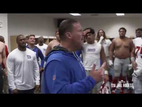Giants players celebration first Win in locker room - YouTube