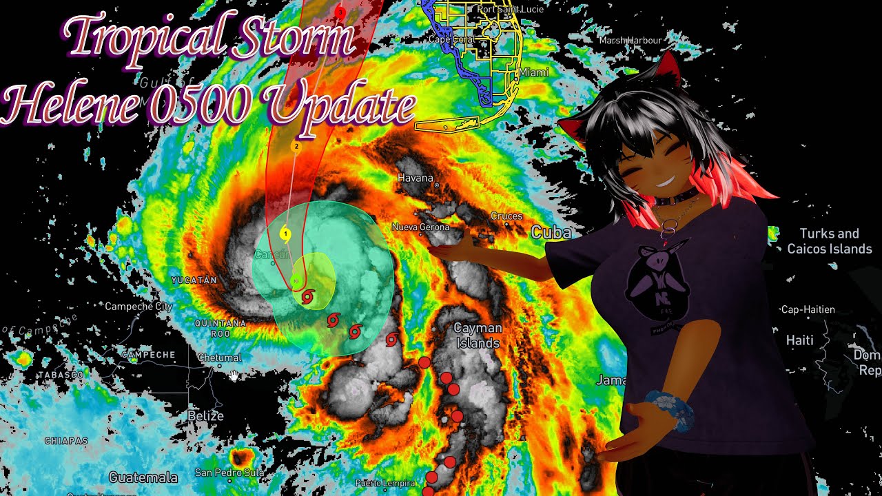 Tropical Storm Helene growing in size and strength! Get ready! - YouTube