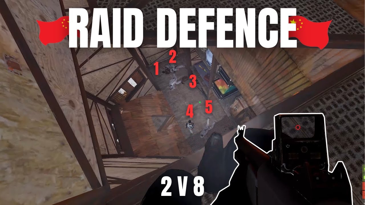 Getting raided by a Chinese Clan - RUST - YouTube