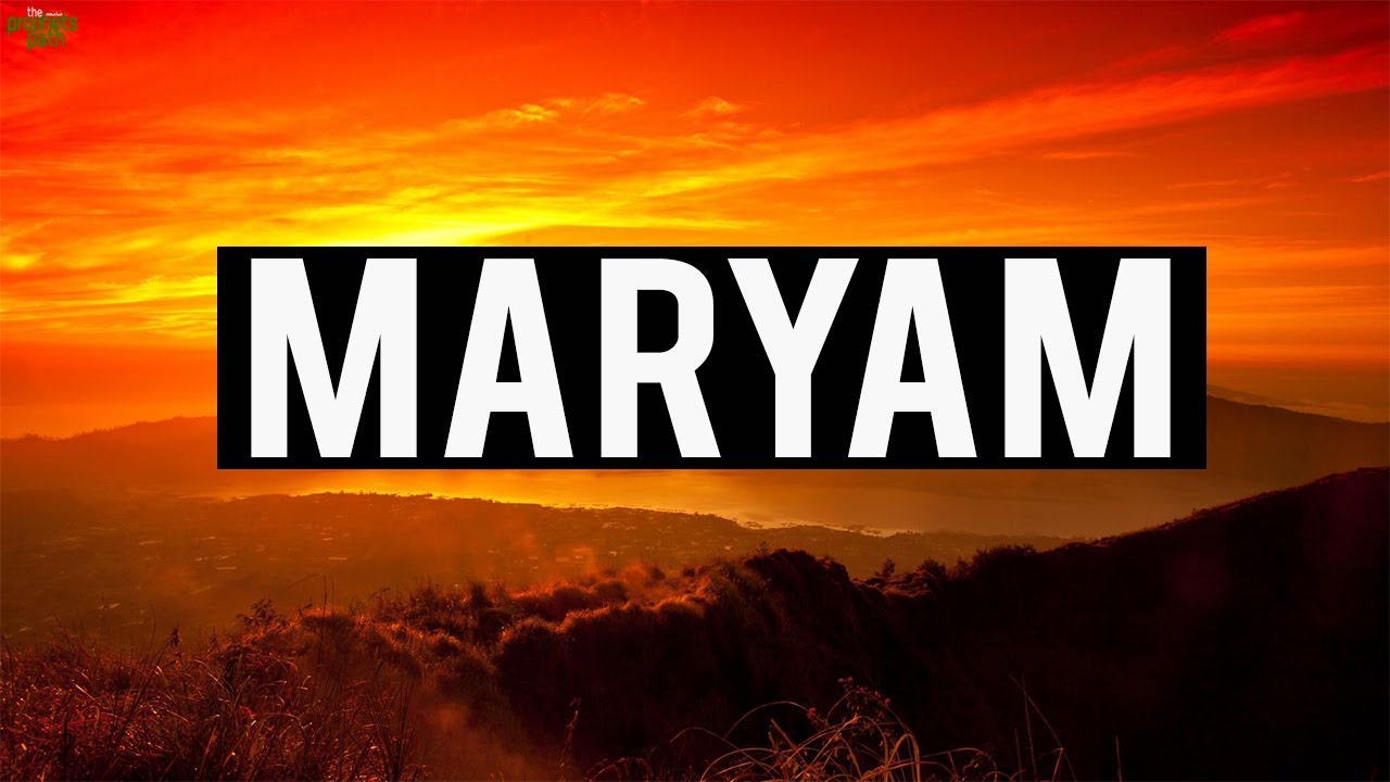 MARYAM (Powerful Recitation) - YouTube