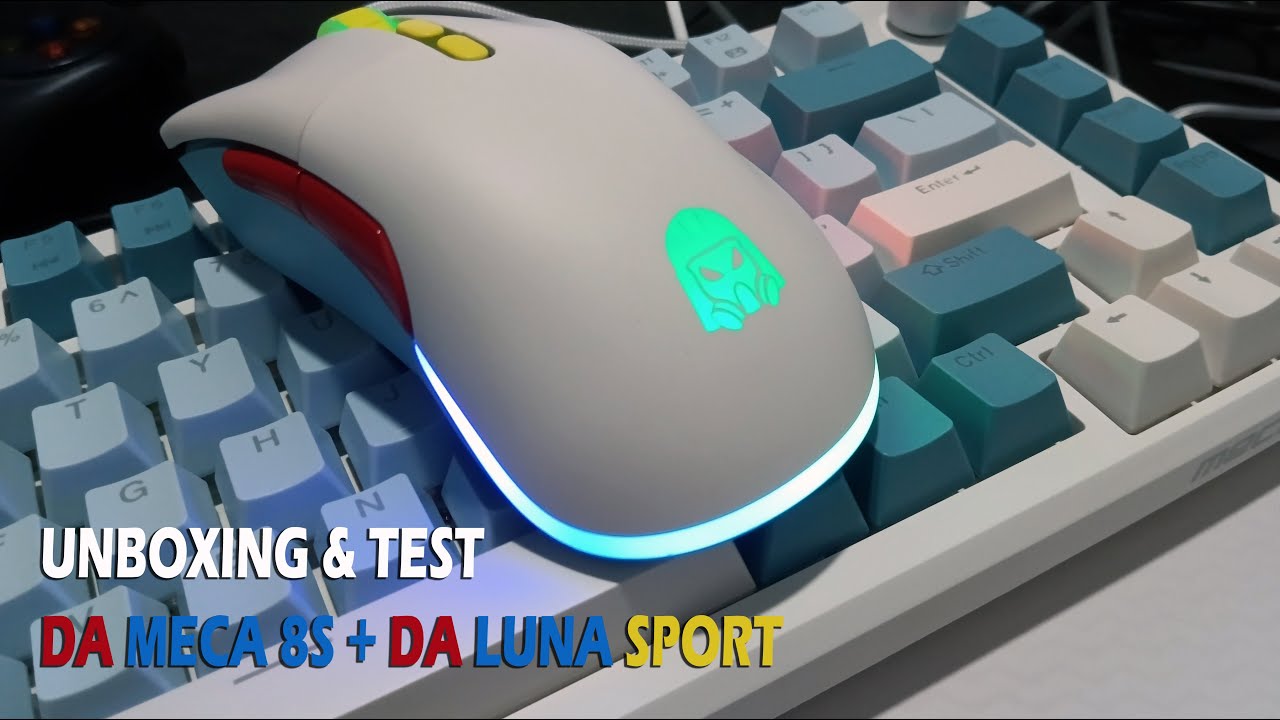 UNBOXING KEYBOARD DA MECA 8s + DA LUNA SPORT INDONESIA - YouTube