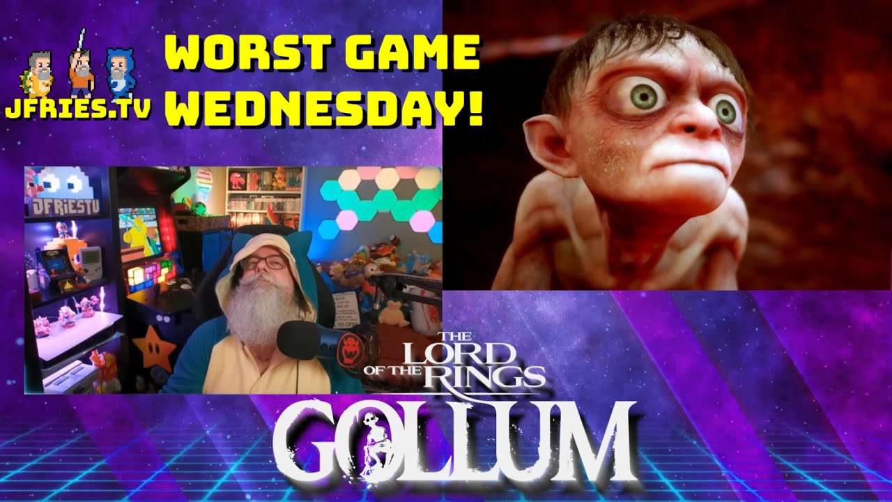 Worst Game Wednesday - Lord of the Rings: Gollum - YouTube