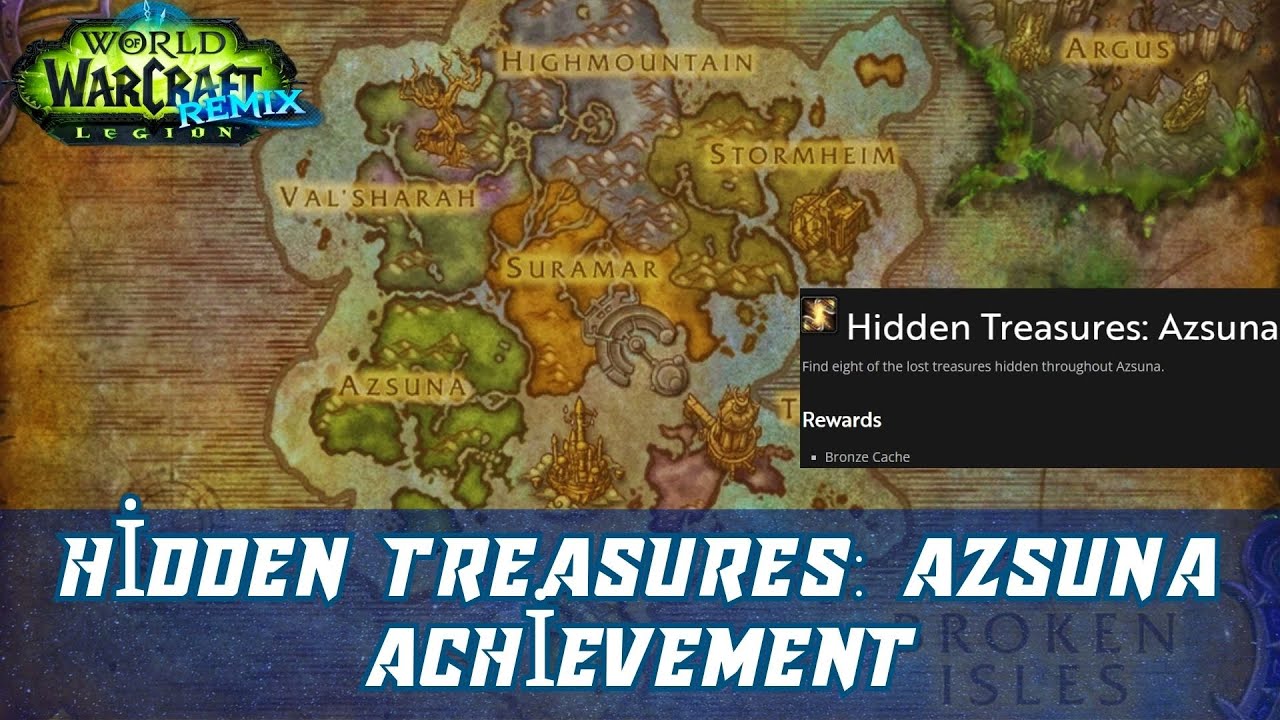 Hidden Treasures: Azsuna Achievement | Find 8 hidden treasures in ...