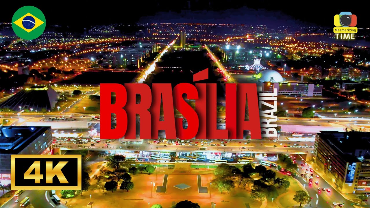 Explore the REAL Brasília in 4K HIGH DEFINITION Brasília city tour 4k ...