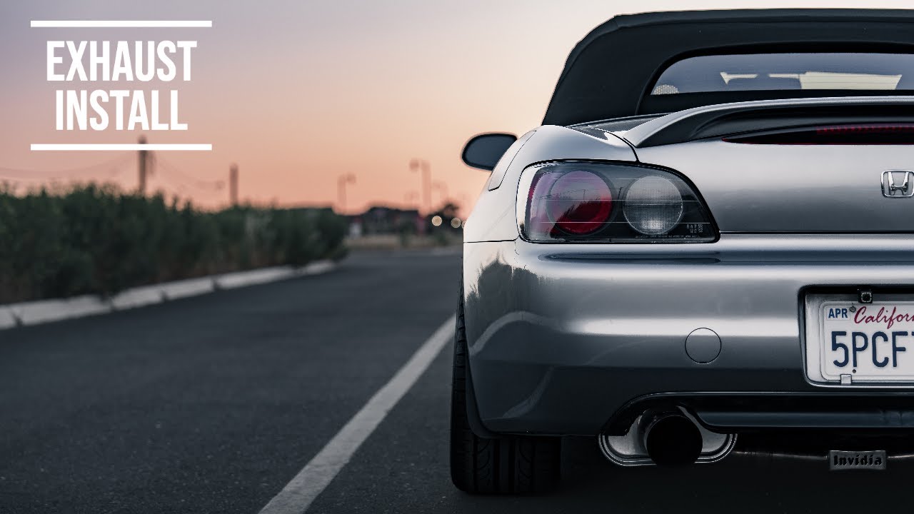 S2000 Gets Invidia Q300 Exhaust - YouTube