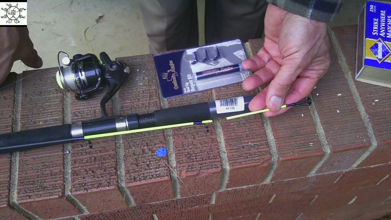 Uncle Steve Repairs His Broken Rod Tip - YouTube