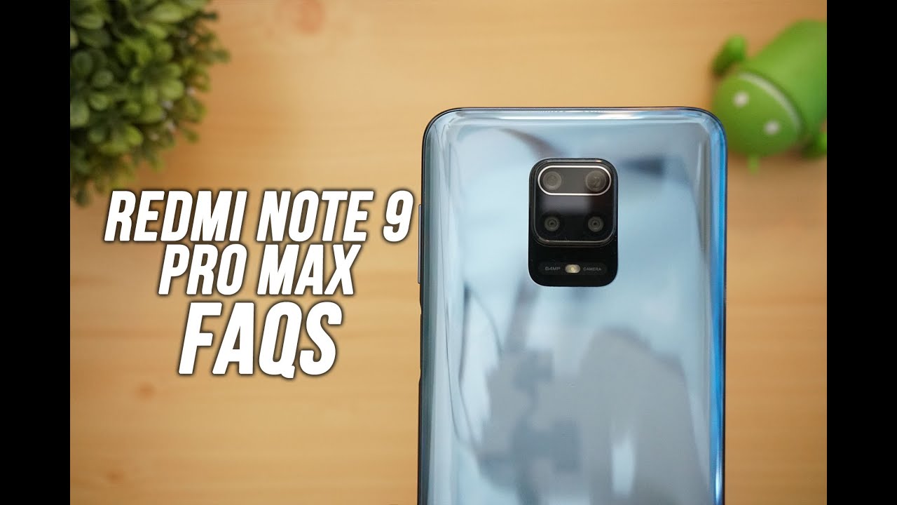 Redmi Note 9 Pro Max FAQs -Gorilla Glass, 33W Fast Charging, Widewine ...