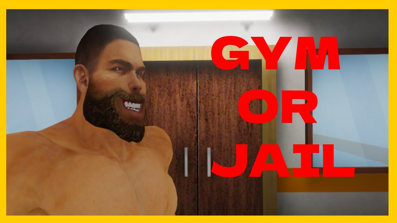 PLAYING GYM OR JAIL! (HORROR GAME) - YouTube