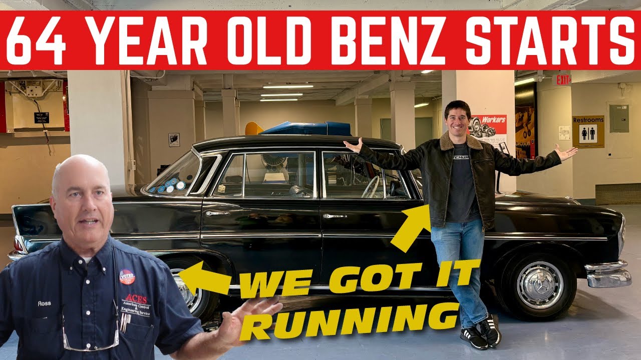 STARTING This 64 Year Old Mercedes For The First Time In Over A DECADE ...