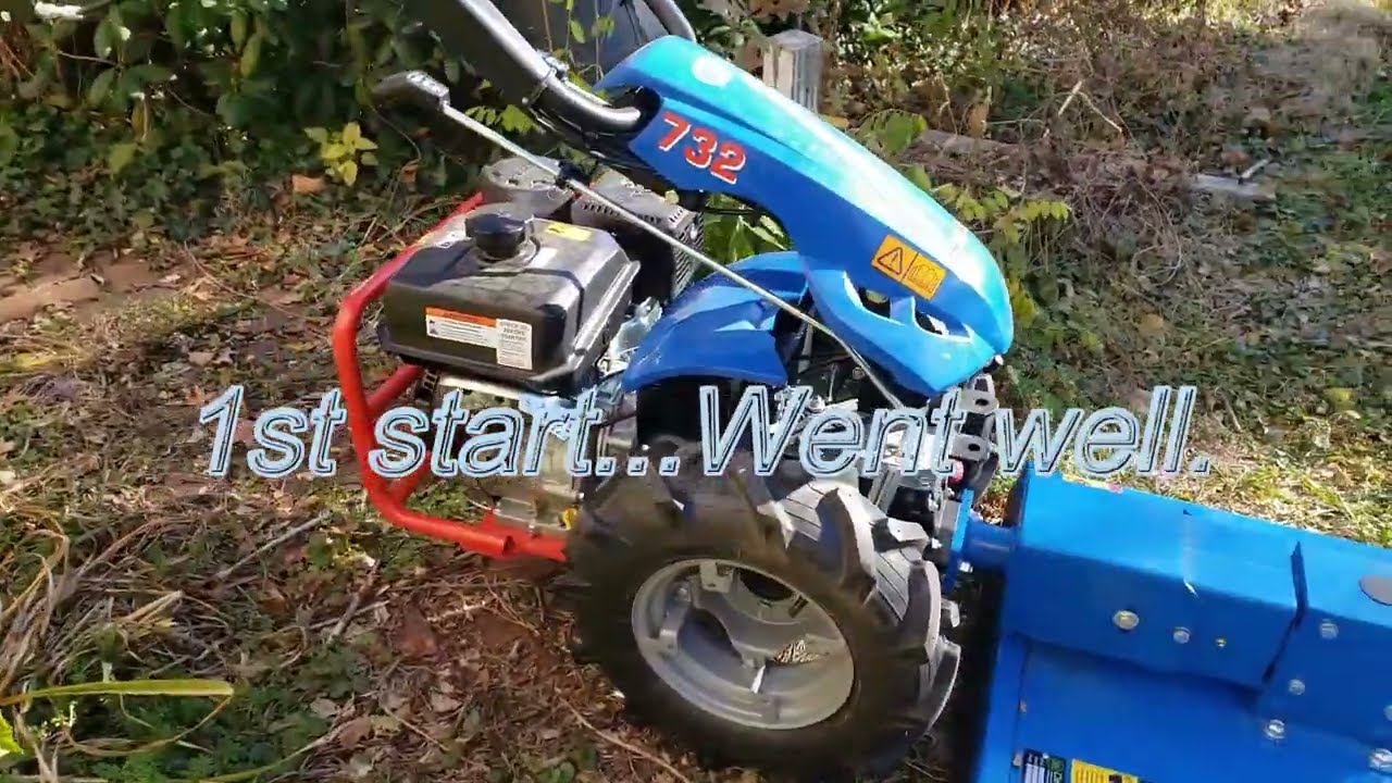 My BCS-732 Walk Behind Tractors First Run. - YouTube