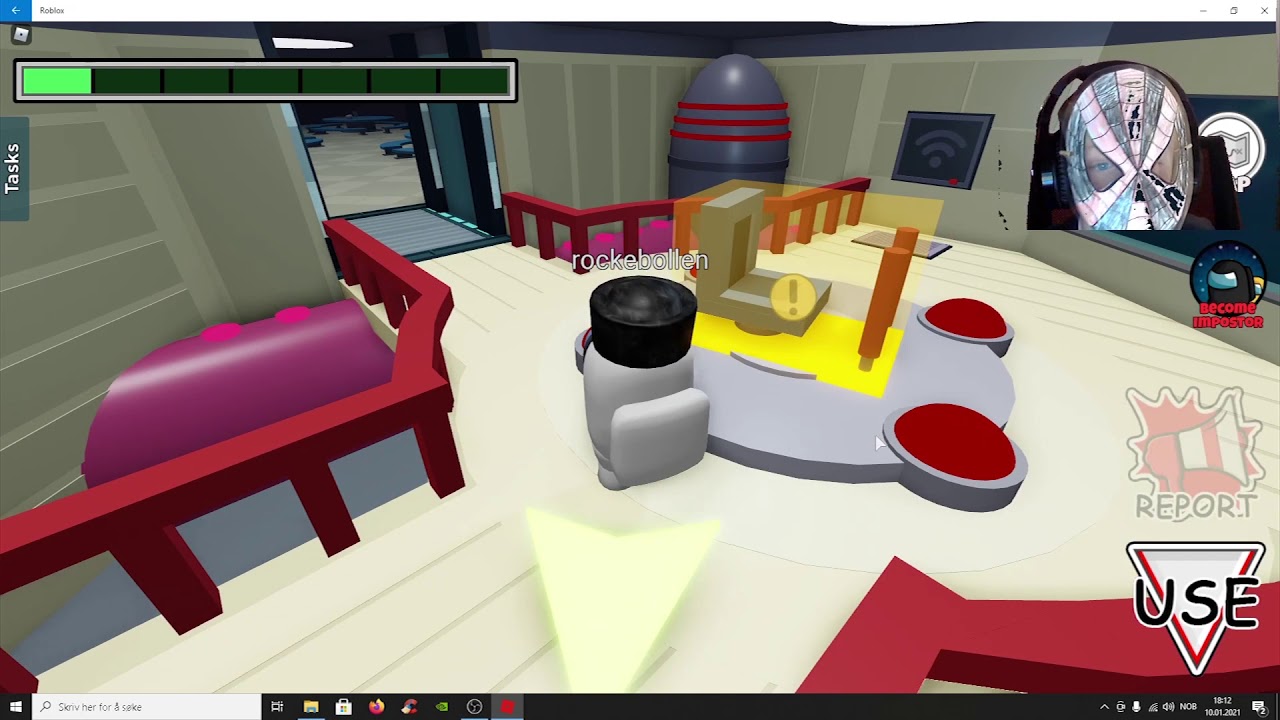 Playing Among Us Crewmates! in Roblox - YouTube