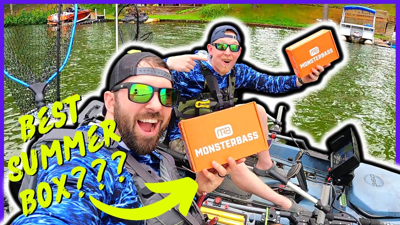 The BEST Summer Fishing Box? Monsterbass July Unboxing - YouTube
