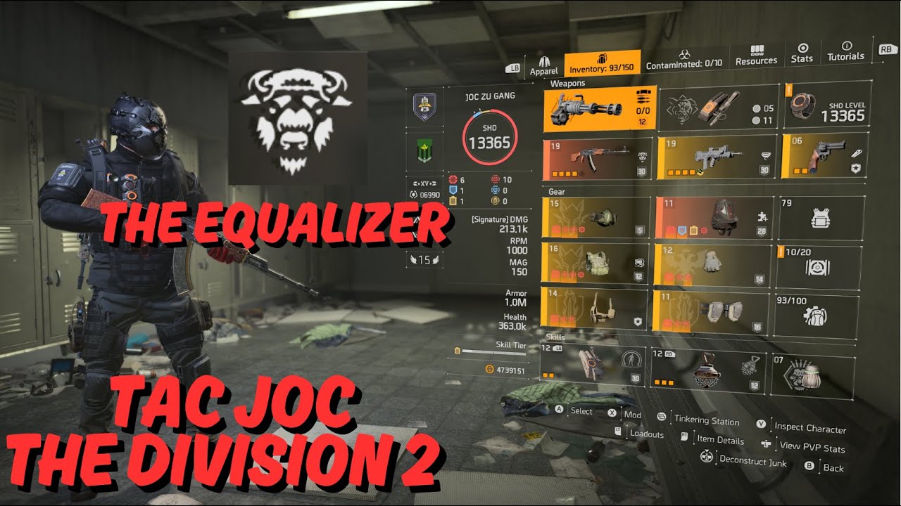 THE DIVISION 2 PAKHAN BUILD THE EQUALIZER #gaming #gamer #gamingvideos ...