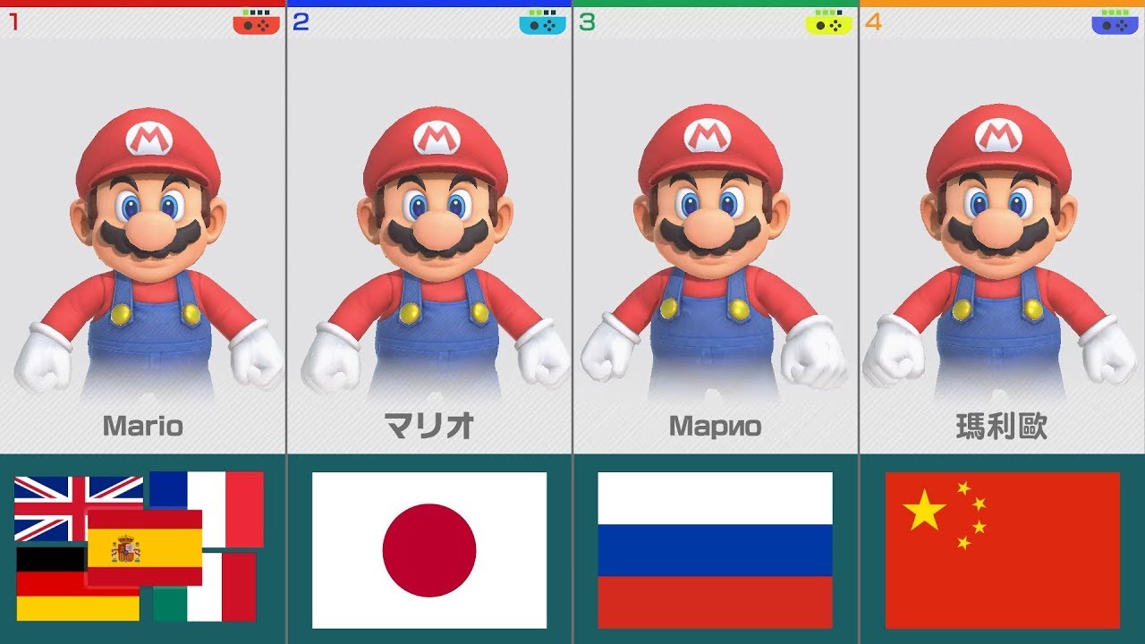 SUPER MARIO PARTY – ALL CHARACTERS NAMES IN ALL LANGUAGES !! - YouTube