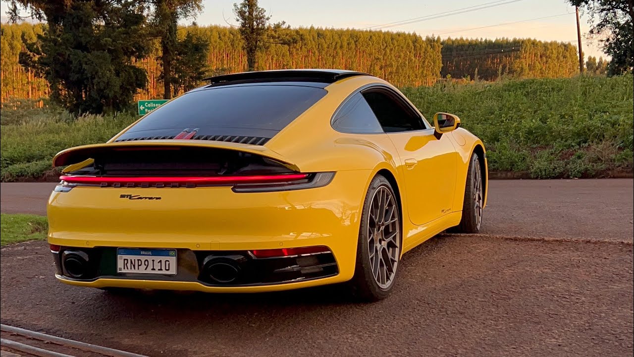 Porsche 911 carrera x f250 fazendo zerinho - YouTube