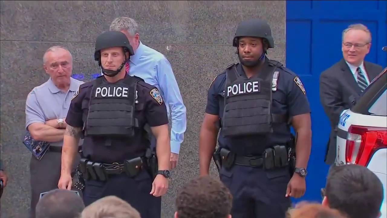 NYPD to Spend $7.5M on Vests, Helmets for Police - YouTube
