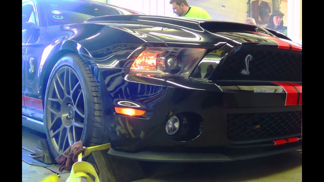 Big Sals Shelby Mustang 500 gt Dyno Fonse Performance 1-17-15 - YouTube