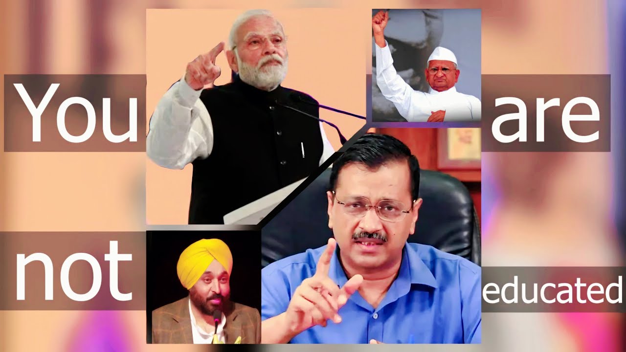 What Arvind Kejriwal Said! But what did he Do? Education Qualification ...