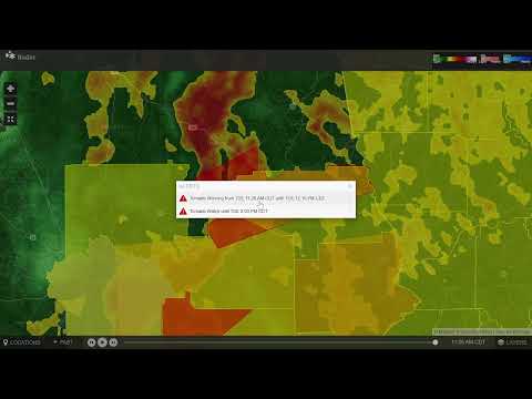 CONFIRMED TORNADO WARNING for Auburn Alabama!