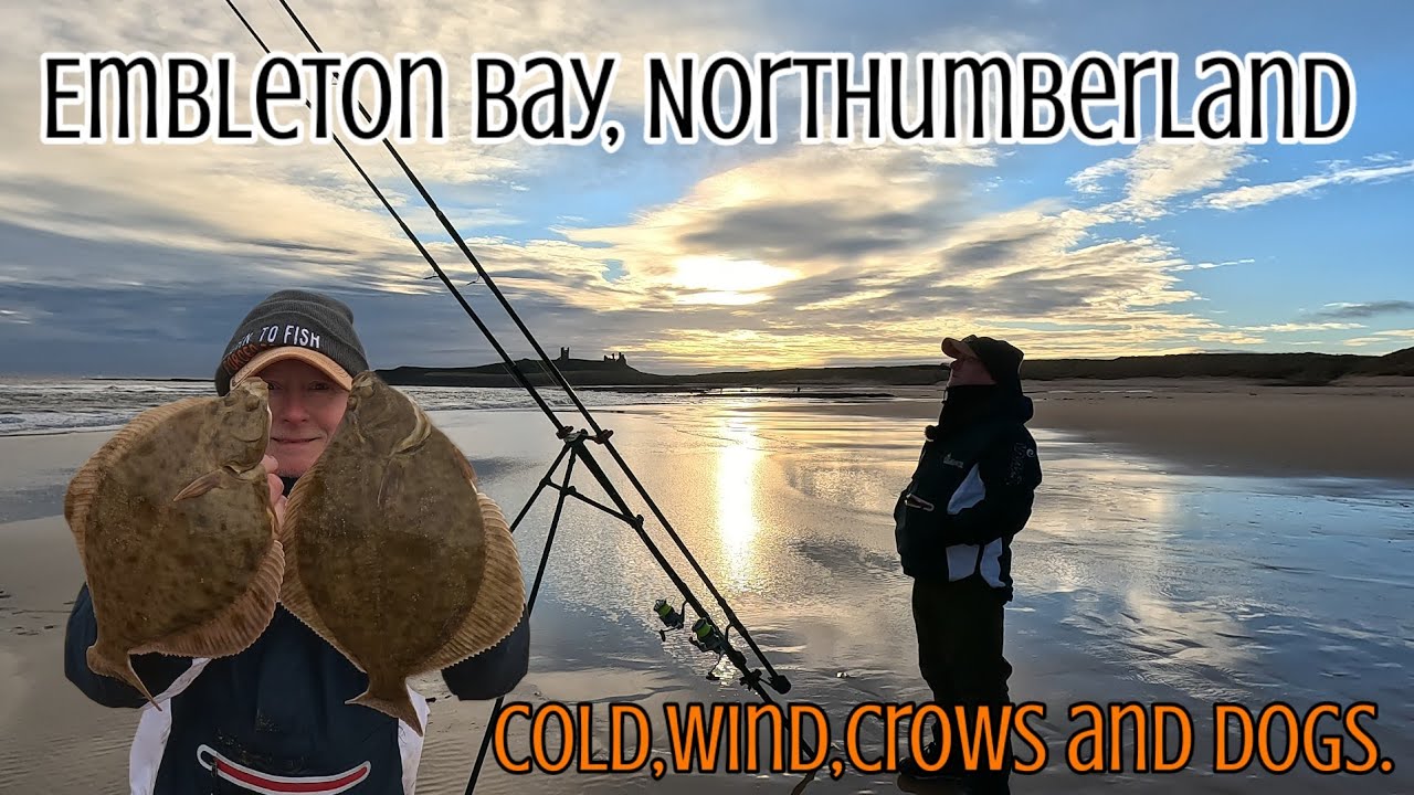 Winter Beach Fishing for Big Flounder | Embleton, Northumberland - YouTube