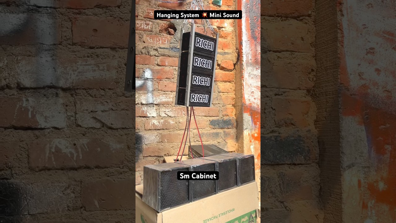 Hanging Systems 💥 Mini Sound 😍 Sm Cabinet 👑 - YouTube